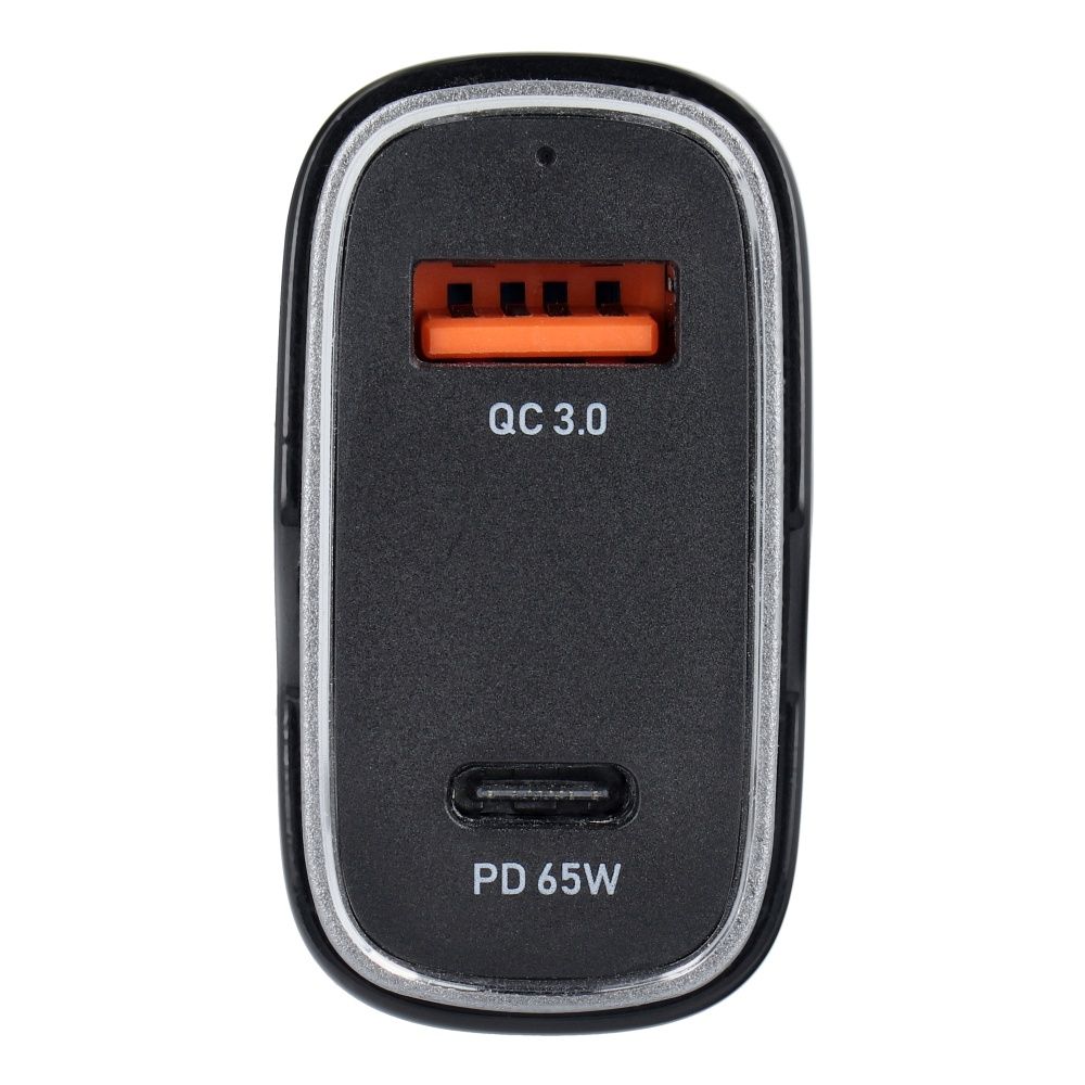 Зарядно за кола CC53-1A1C USB QC 3.0 18W + Type C PD 65W (Общо 83W) - eMAG.bg