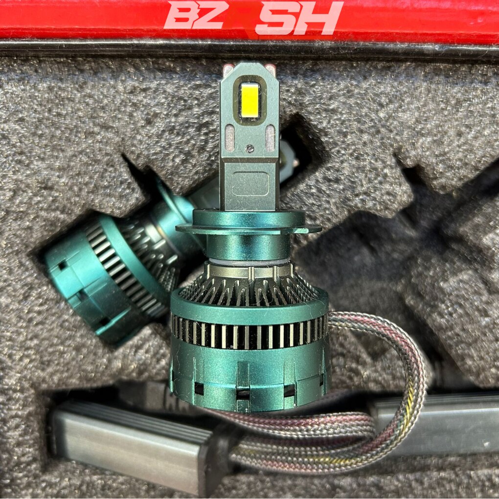 2 db LED H7 autós izzó készlet, BZRSH, 220W, 6500K, Canbus, 20000Lm, V14, hiba nélkül - eMAG.hu