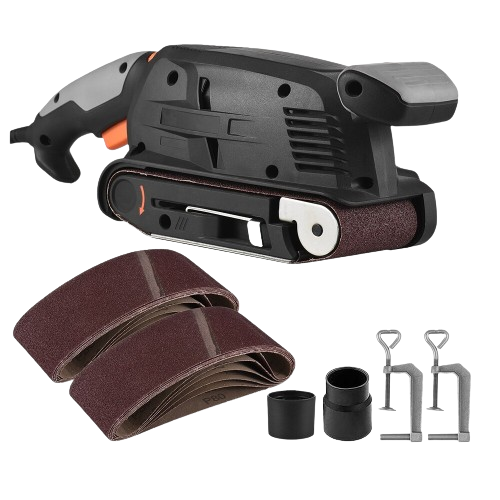 Slefuitor cu banda, prelucrare lemn, viteza variabila, 600W - eMAG.ro