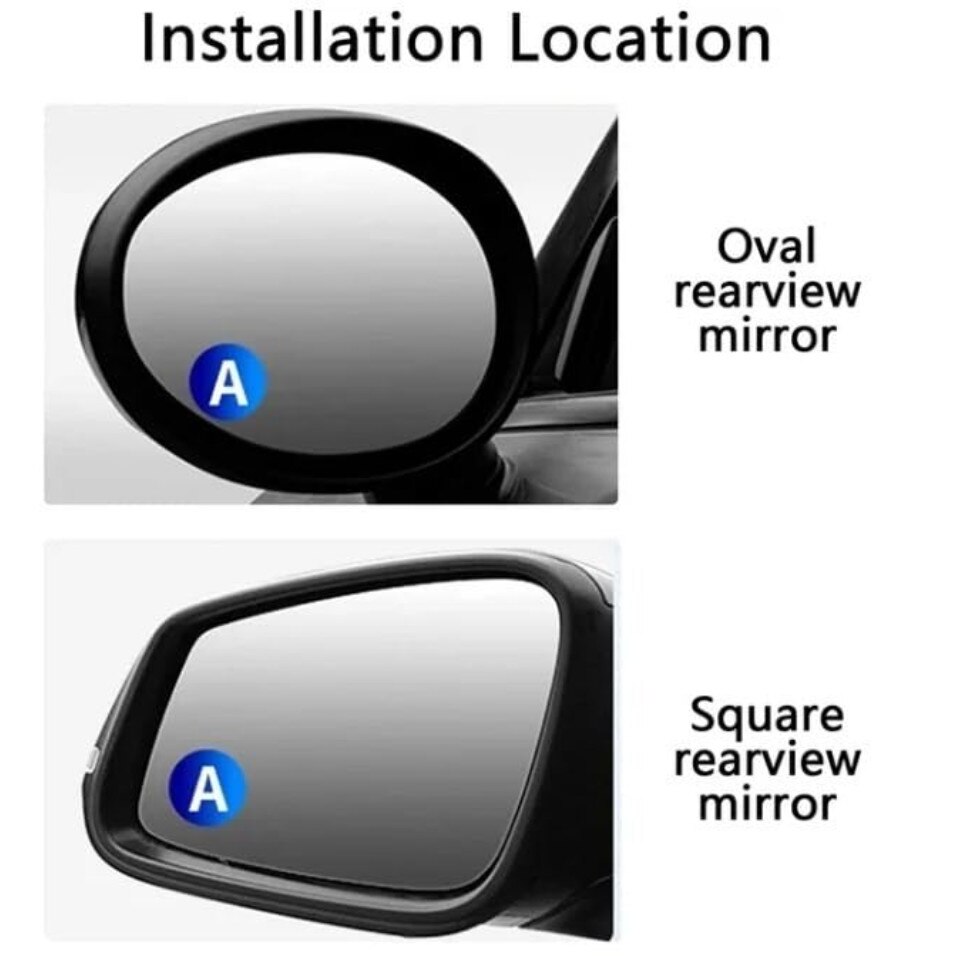 Set 2 oglinzi rotunde mici pentru masina, ABS, Argintiu - eMAG.ro