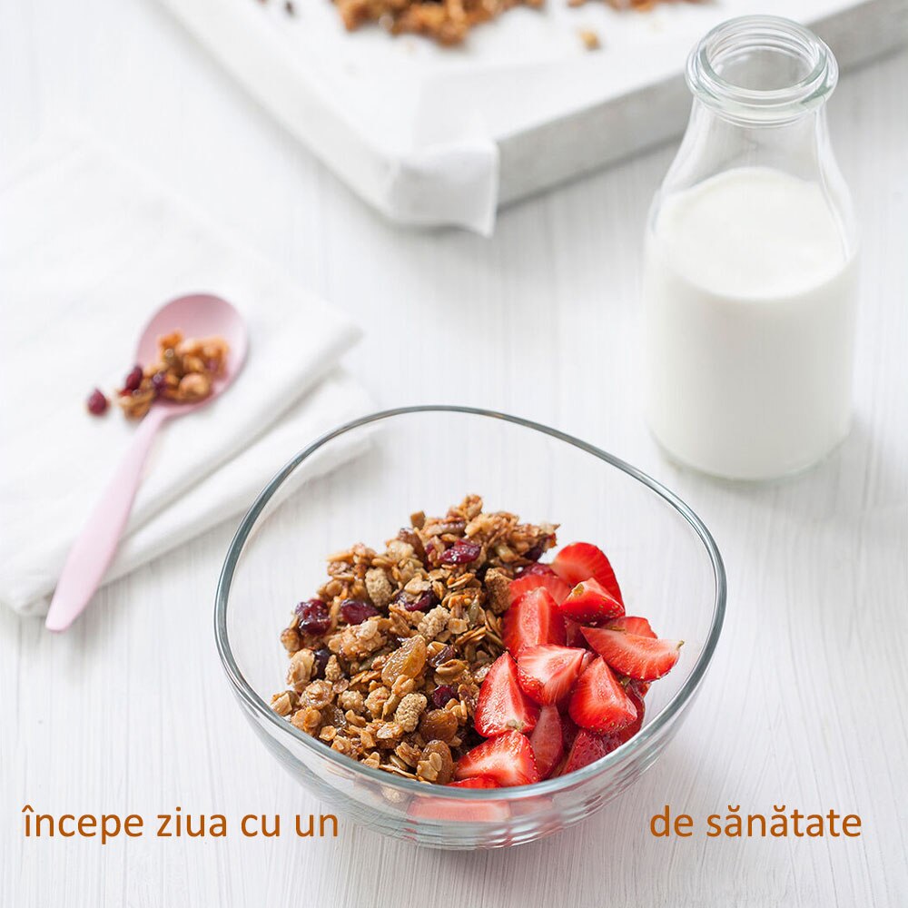 Set 6 boluri Model Vira 310ml pentru supe, sosuri, salate, fructe, mic ...