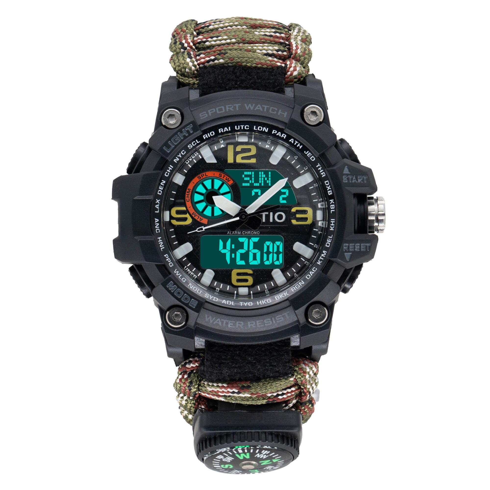 Ceas barbatesc de mana, Tio®, Sport, Stil Militar, Army, Casual ...