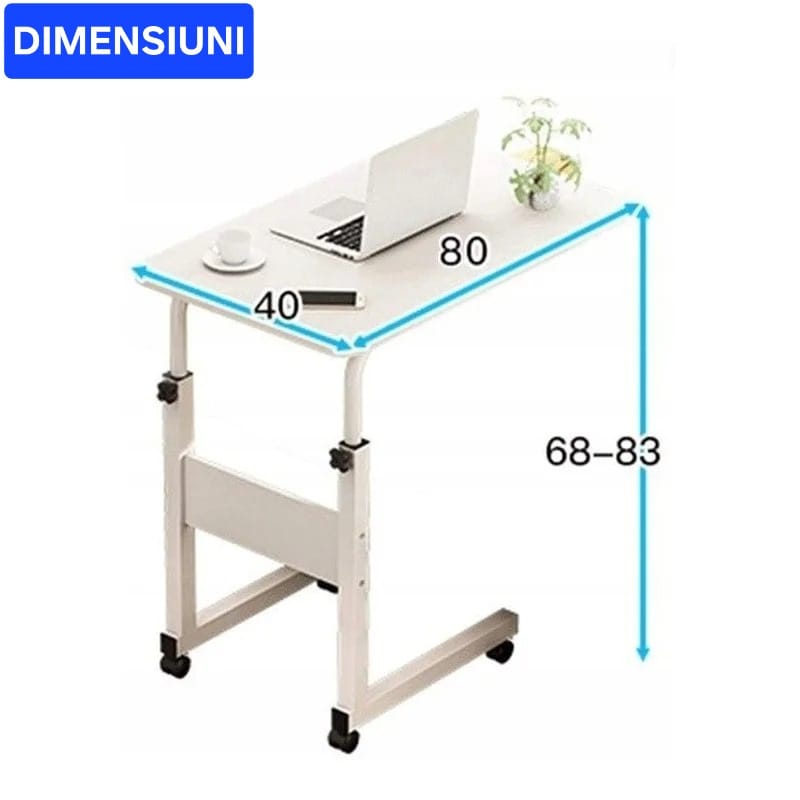 Birou mobil multifunctional DIGIMAT®, reglabil pe inaltime/practic ...