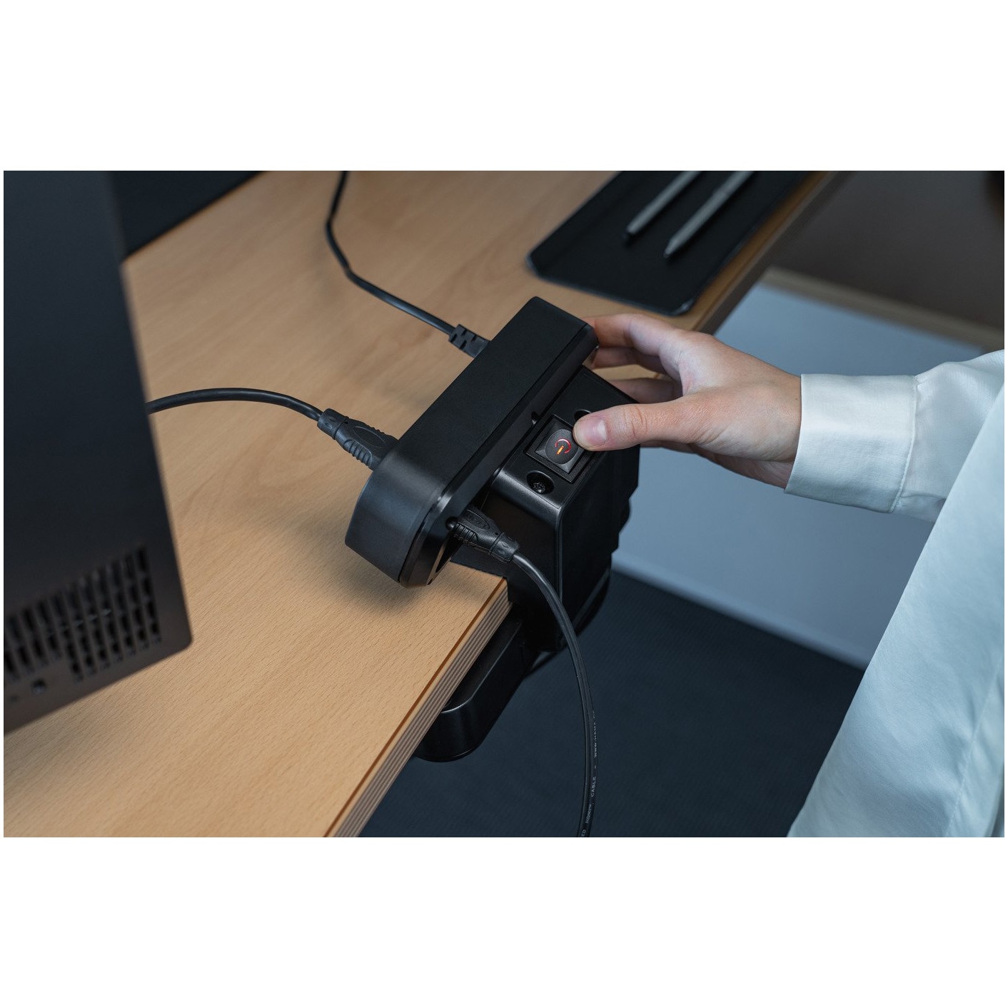 Разклонител Brennenstuhl estilo Duplex Desktop, За бюро, 10 гнезда, 2 х ...