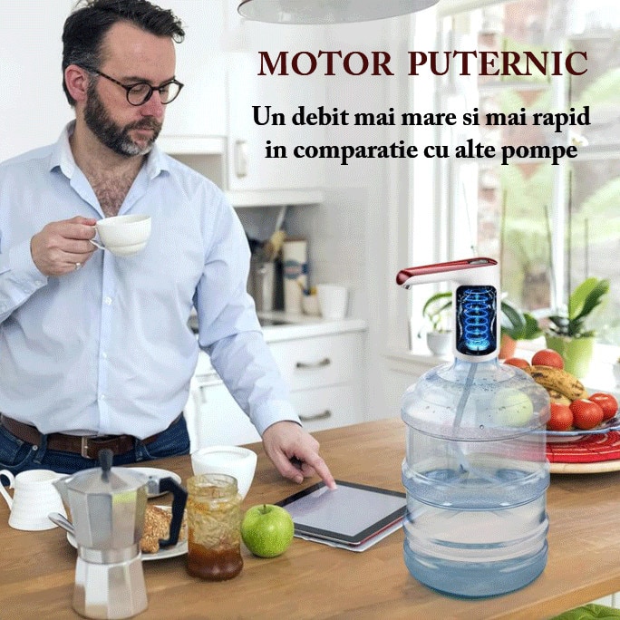 Pompa Tip Dozator De Apa EDAR Automata Electrica Pentru Bidon, Cu ...