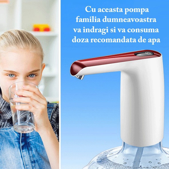 Pompa Tip Dozator De Apa EDAR Automata Electrica Pentru Bidon, Cu ...