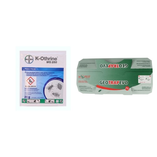 Set Insecticid profesional Bayer K-Othrine WG 250 anti gandaci, purici ...