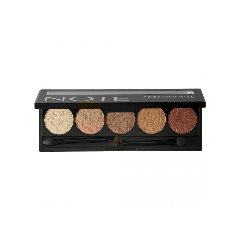 Professional Note Eyeshadow Palette, Palette, 106, Mirrors, 5 цвята, 10 ...