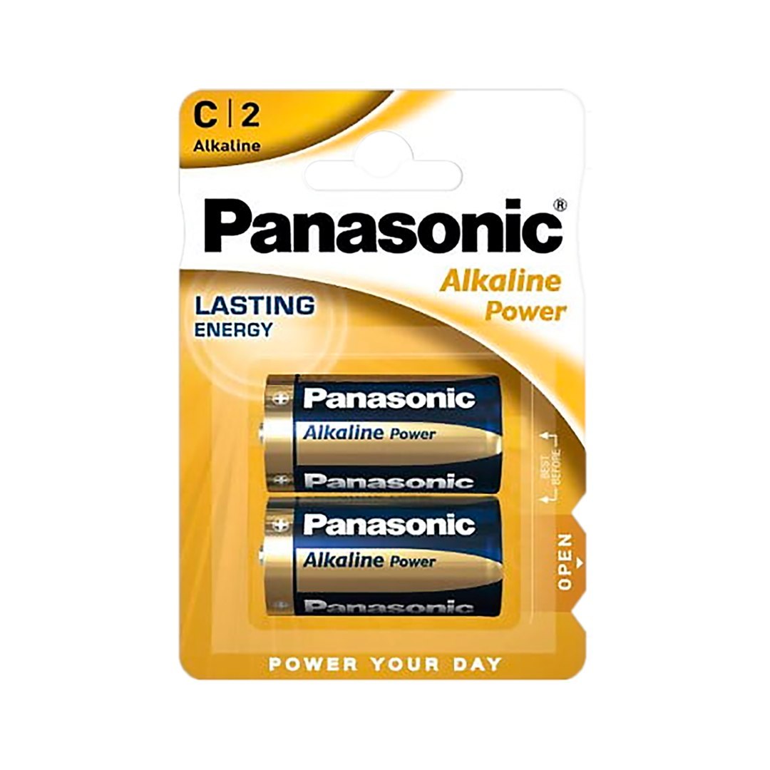 Set baterii alcaline Panasonic, C, LR14, 2 buc - eMAG.ro