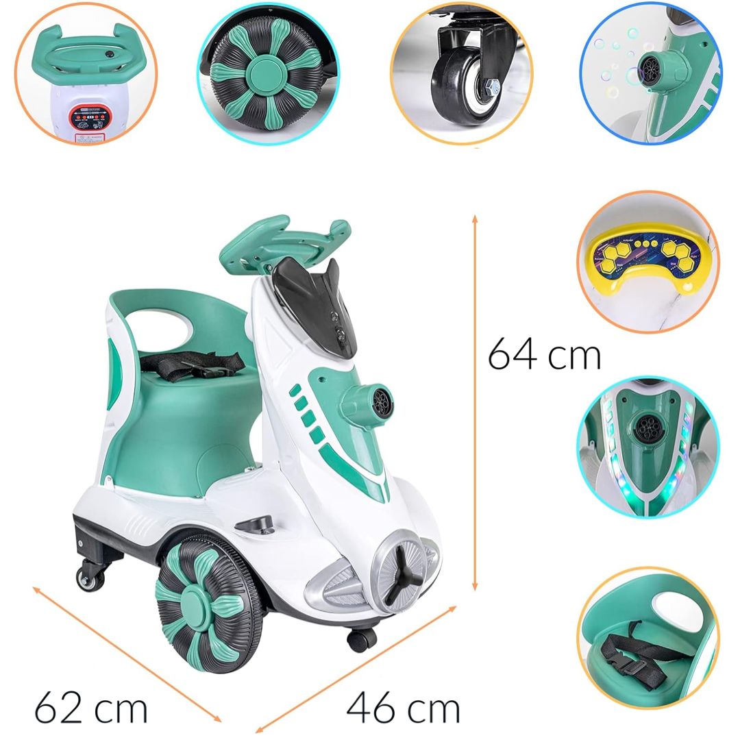 Scuter electric pentru copii, aparat de facut balonase si boxa cu ...