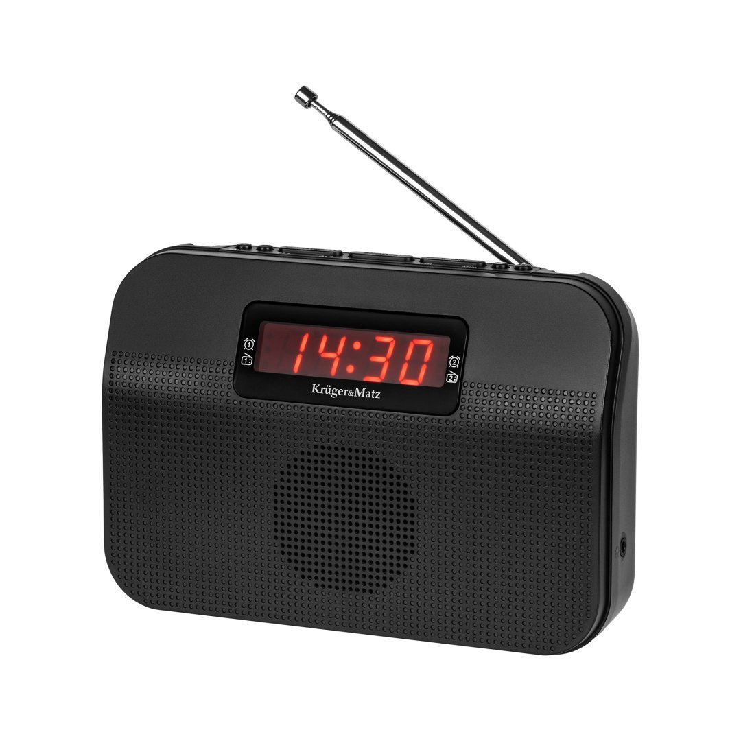 Radio analog portabil, Kruger&Matz, 5W, Negru - eMAG.ro