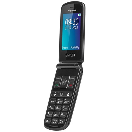 Telefon mobil pentru seniori, Kruger&Matz, Bluetooth, 1000mAh, Negru ...