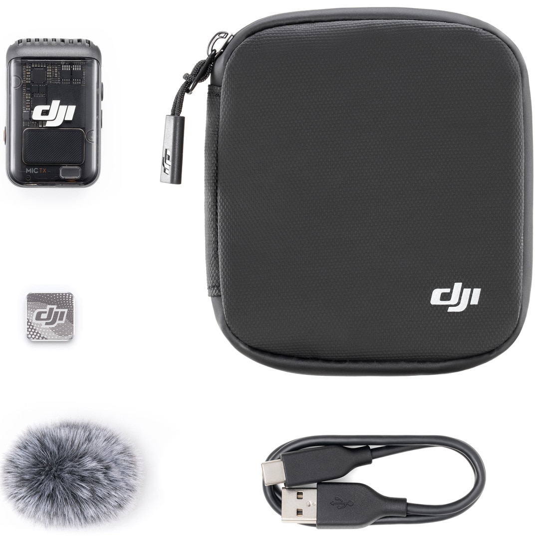 Microfon wireless 2 DJI (1TX) Shadow Black - eMAG.ro