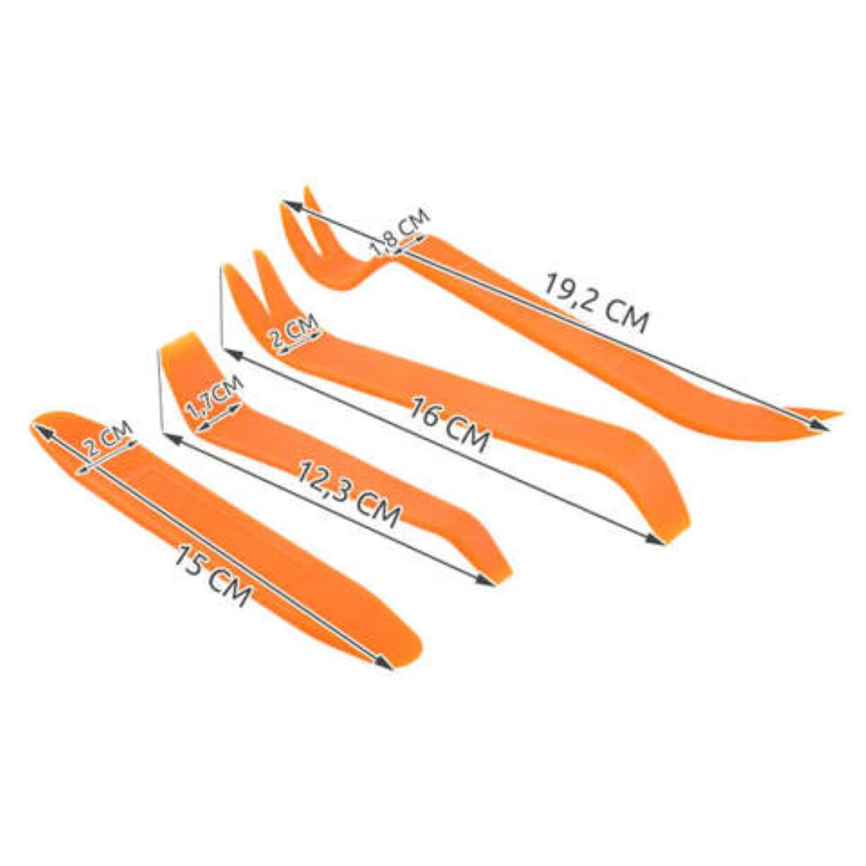 Set 4 x leviere pentru tapiterie si cleme auto, CloudVisionMarket ...