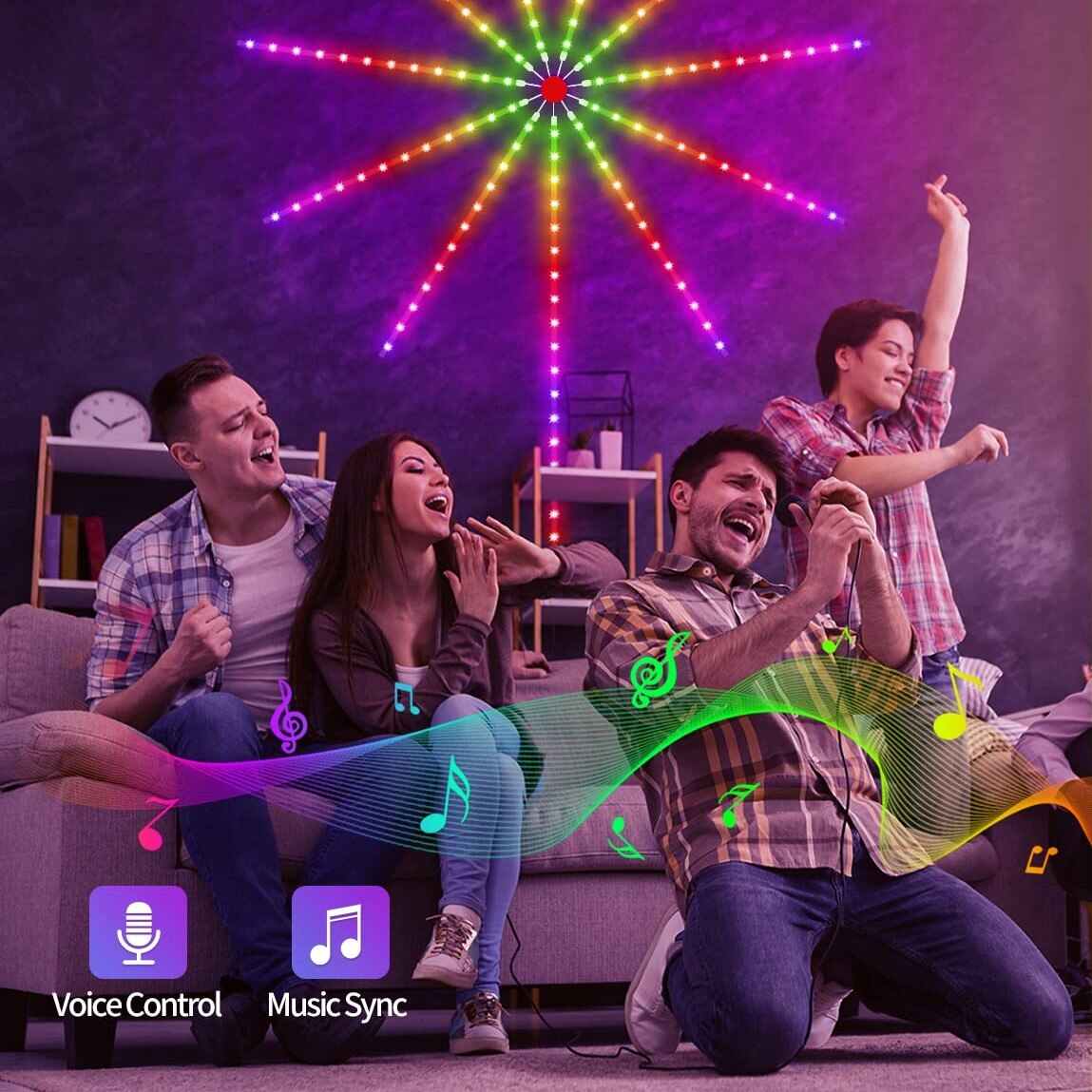 Lumini led colorate de artificii – Firework - eMAG.ro