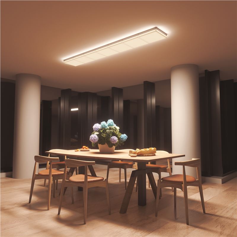 Panou luminos inteligent Nanoleaf Skylight, pentru extindere kit de ...