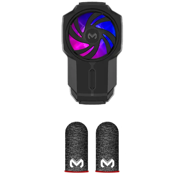 Set Cooler telefon, Memo FL05, lumina colorata RGB, Ajustabil, 3 trepte ...