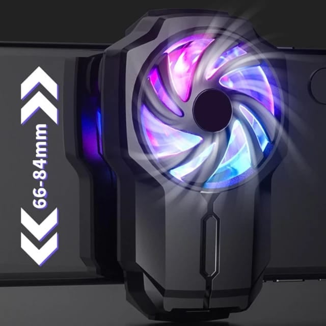 Set Cooler telefon, Memo FL05, lumina colorata RGB, Ajustabil, 3 trepte ...