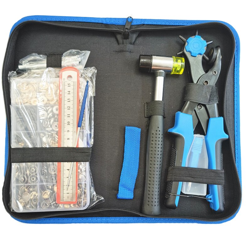 Set cleste preducea de perforat curele, Chigoods, rotativ cu accesorii ...