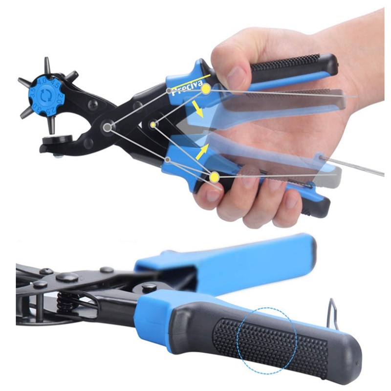 Set cleste preducea de perforat curele, Chigoods, rotativ cu accesorii ...