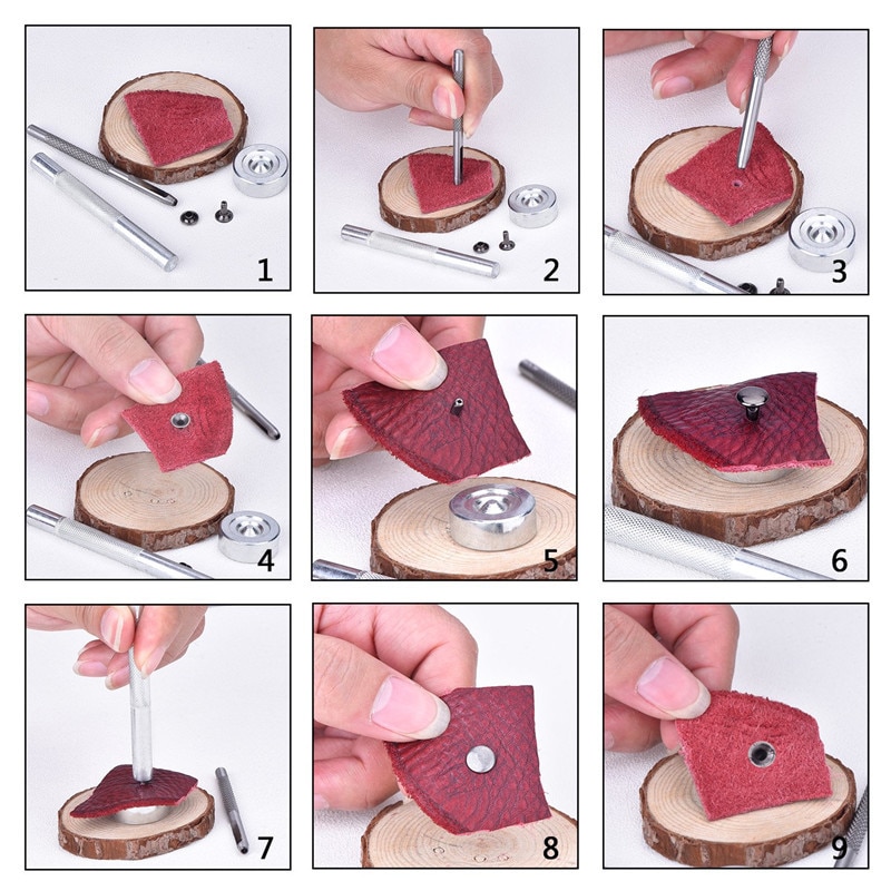 Set cleste preducea de perforat curele, Chigoods, rotativ cu accesorii ...