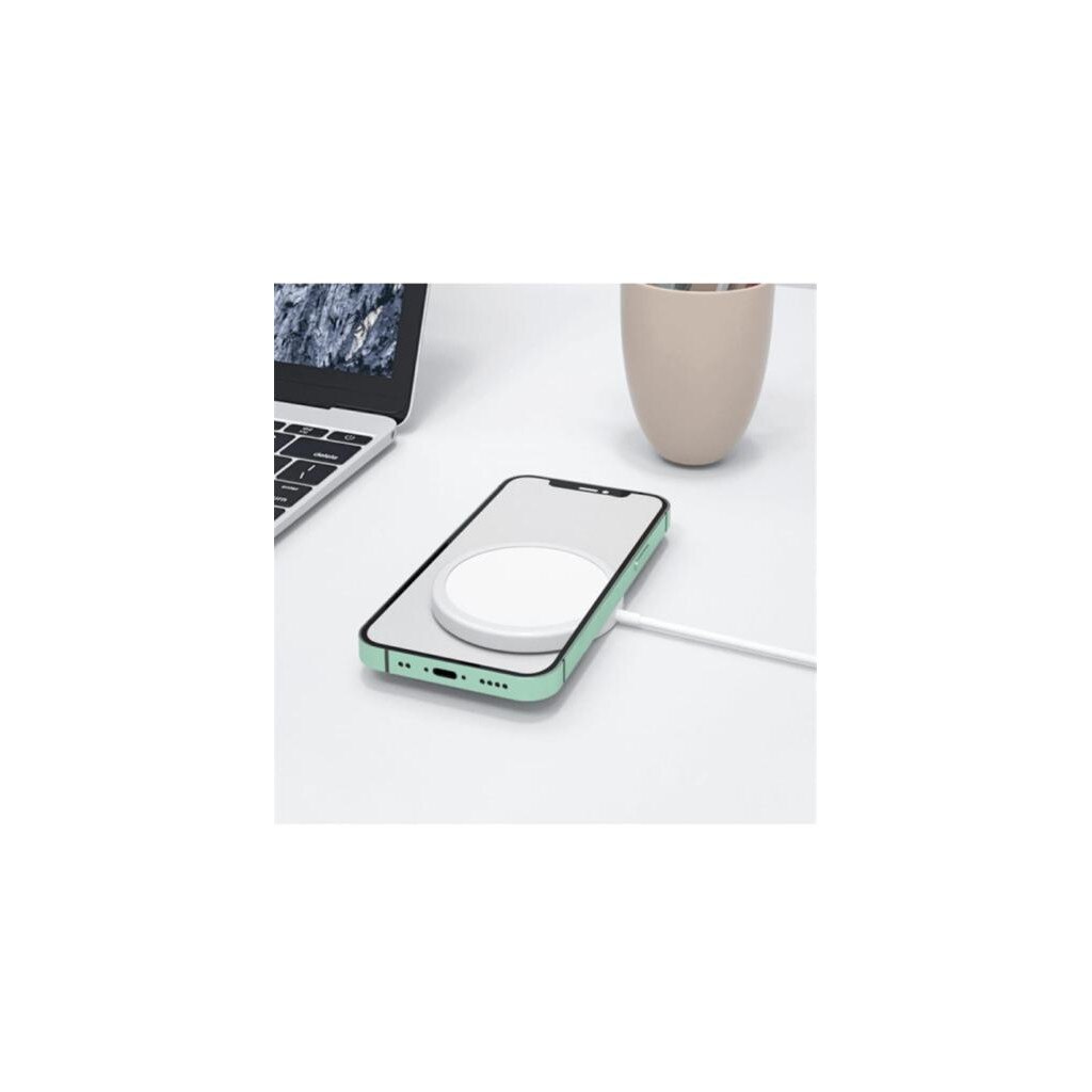 Incarcator Wireless Pentru iPhone, MagSafe Charger, White - eMAG.ro
