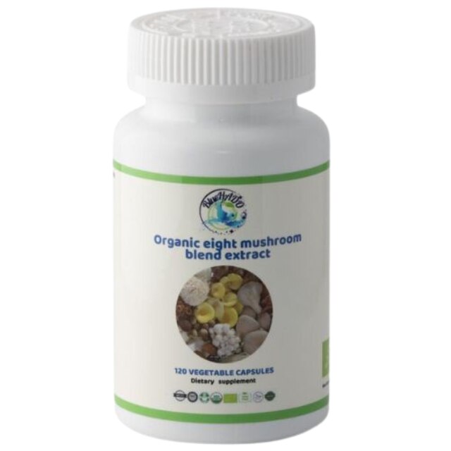 Supliment alimentar din amestec Bio 8 Ciuperci Medicinale, 120 capsule ...