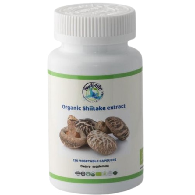 Shiitake Bio Extract 10:1 caps 120/500mg - eMAG.ro