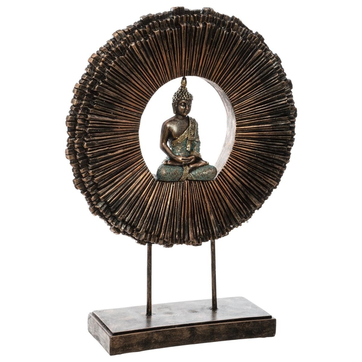Statueta Buddha pe suport, rasina H 50 cm - eMAG.ro