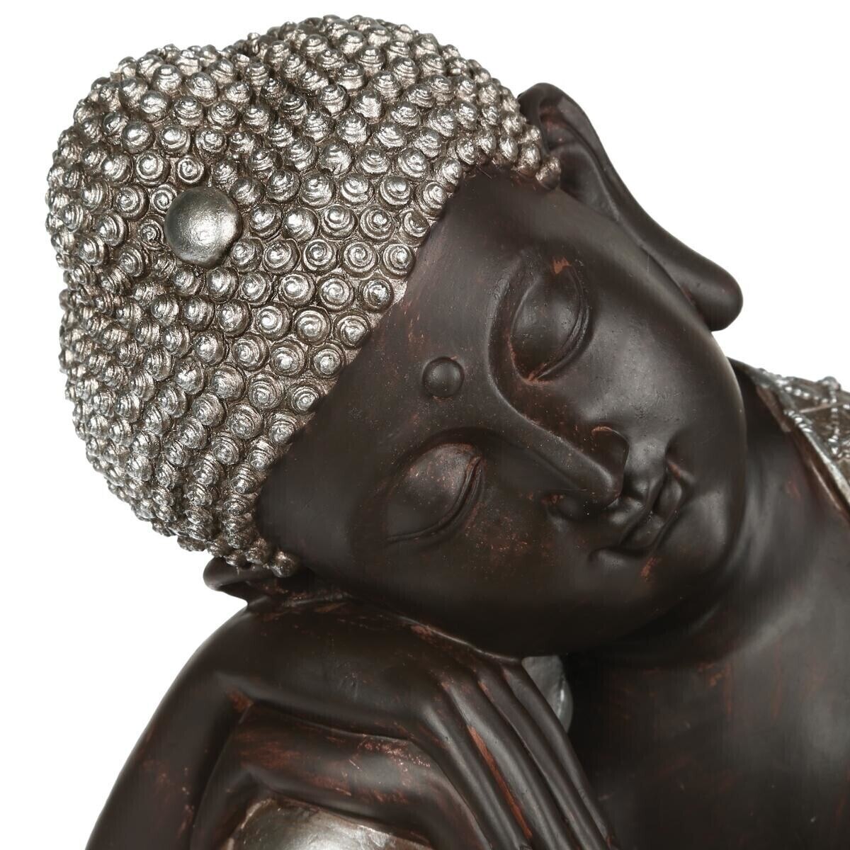 Statueta Buddha asezat, rasina H 36 cm - eMAG.ro