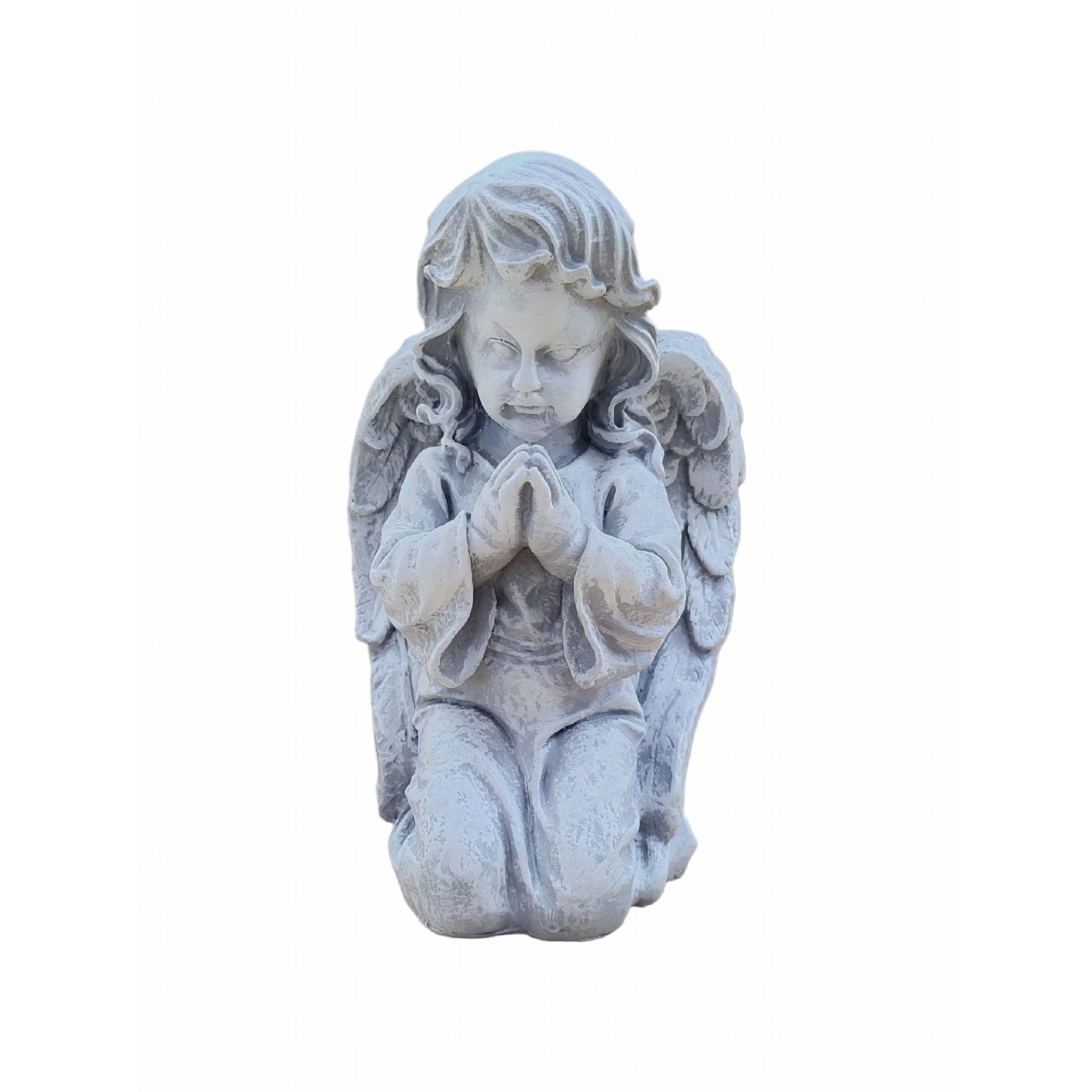 Statueta inger care se roaga, polystone, exterior, h 33cm - eMAG.ro