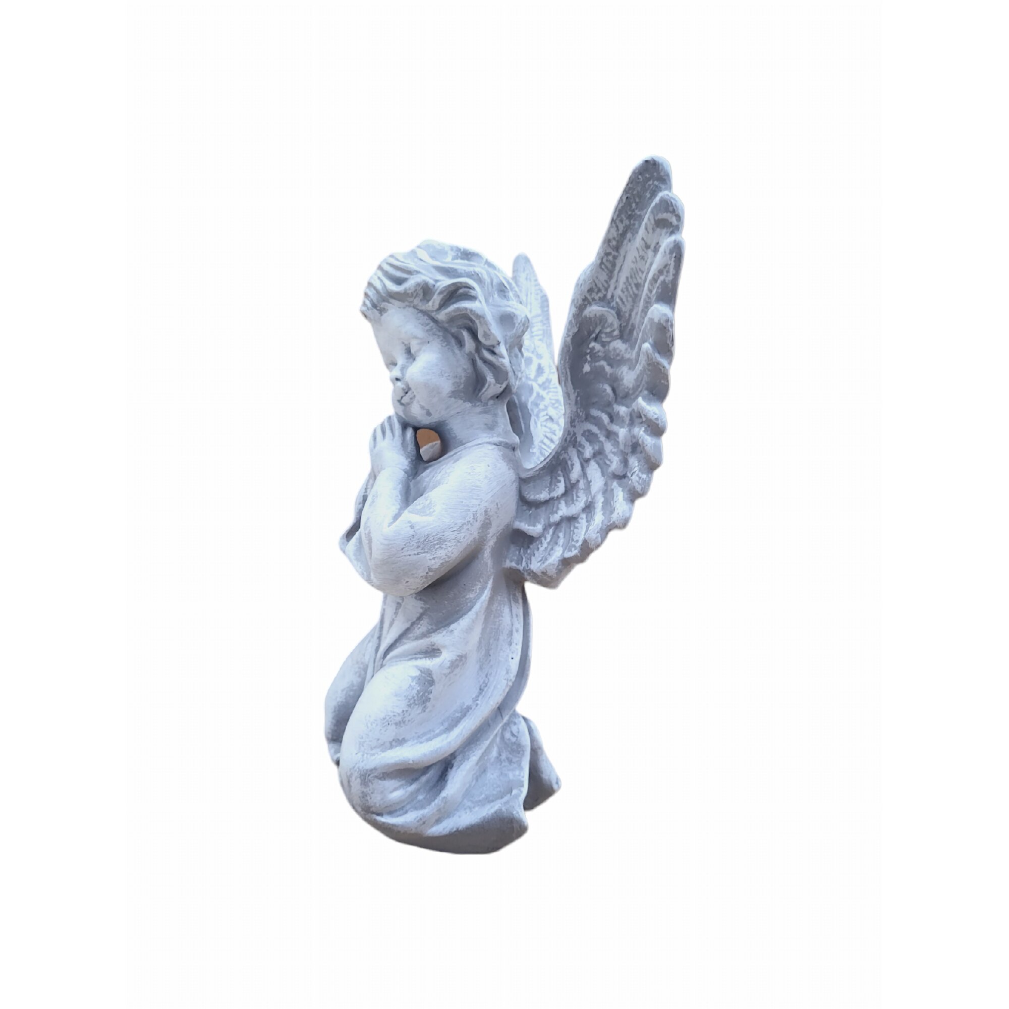 Statueta inger care se roaga, polystone, exterior, h 29cm - eMAG.ro