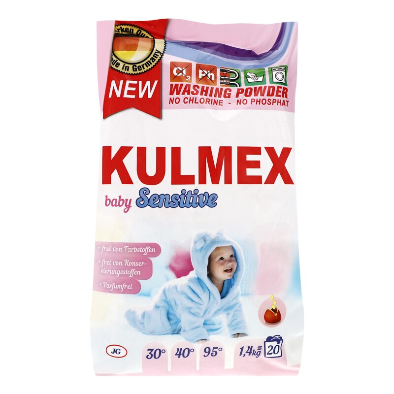 Detergent Rufe Pudra Kulmex Sensitiv BABY 1, 4 kg - eMAG.ro