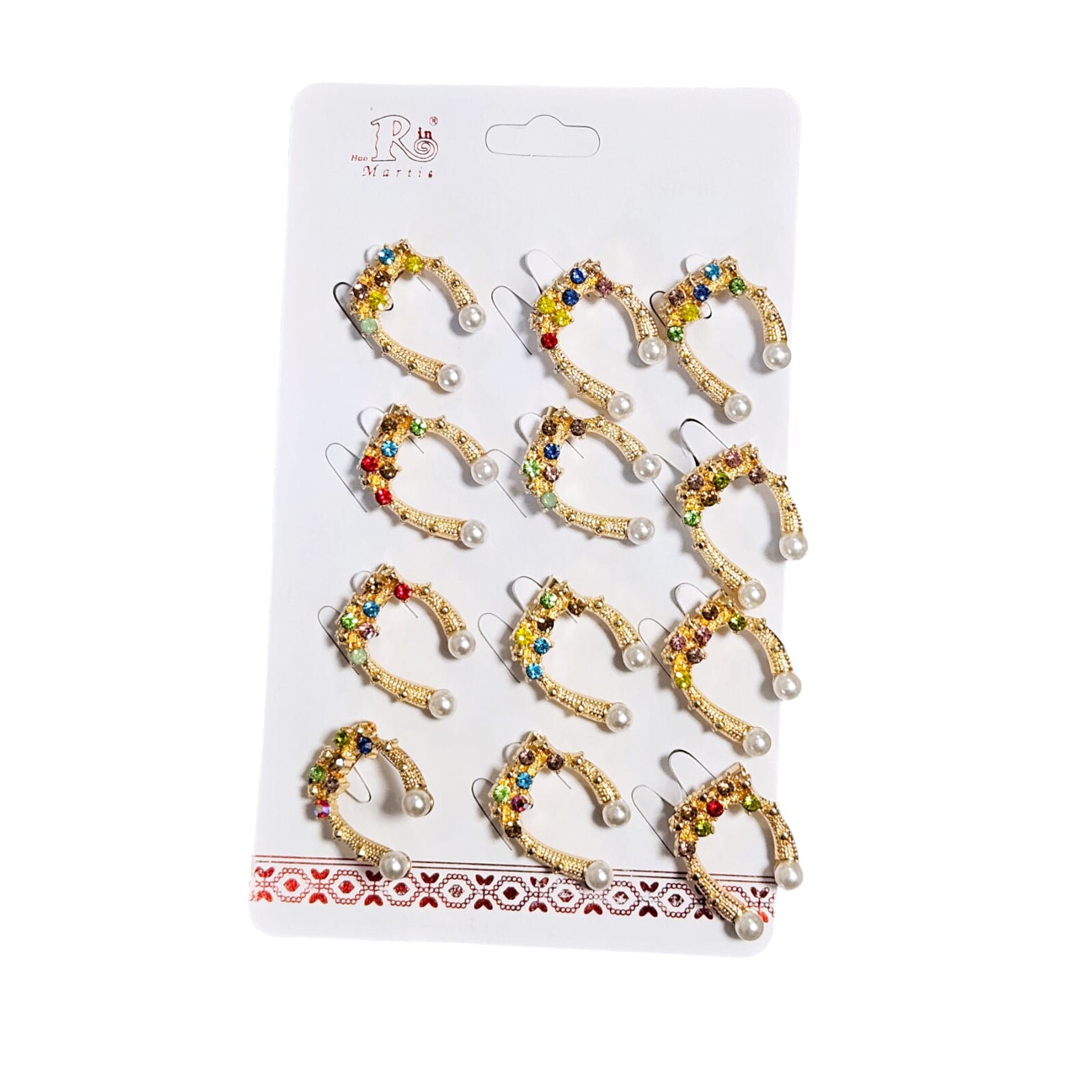 Set 12 Brose pentru Martisor, model Primavara 10 - eMAG.ro