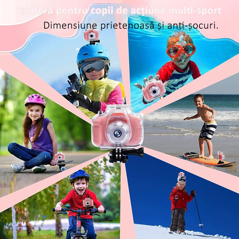 Camera digitala subacvatica pentru copii, Functie de Inregistrare, full ...
