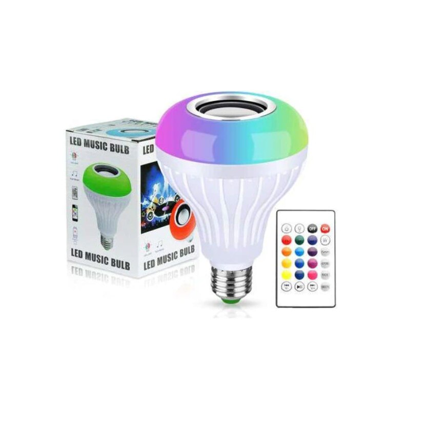 Dispozitiv Muzical Inteligent, cu Bluetooth, Telecomanda, Lumini ...