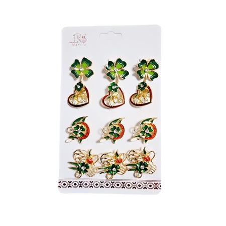 Set 12 Brose pentru Martisor, model Primavara 028 - eMAG.ro