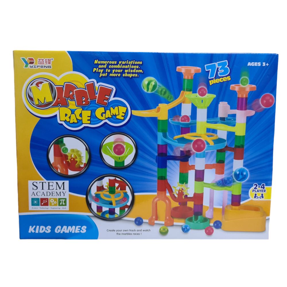 Joc constructii Marble Run 73 piese - eMAG.ro
