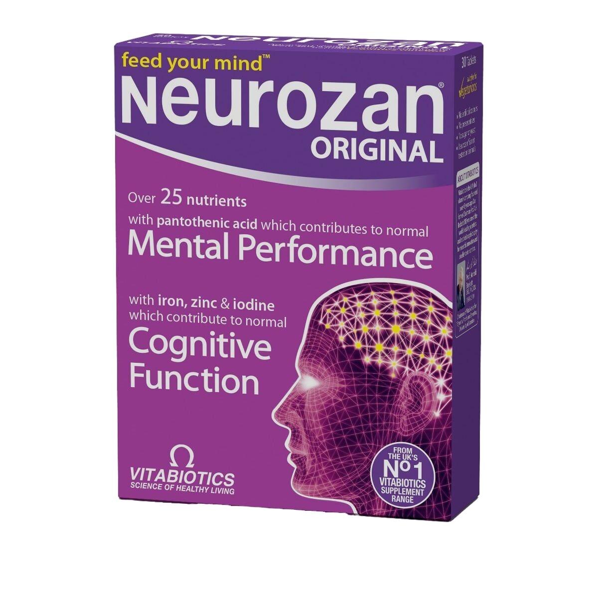 Supliment alimentar, VitaBiotics, Neurozan, Ginkgo Biloba/Q10/Vitamina ...