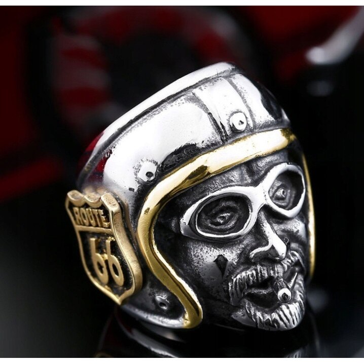 Inel barbati, Metal, Argintiu - eMAG.ro