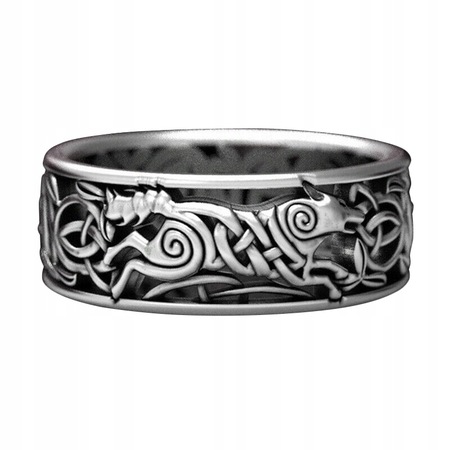 Inel barbati, Otel, Argintiu - eMAG.ro