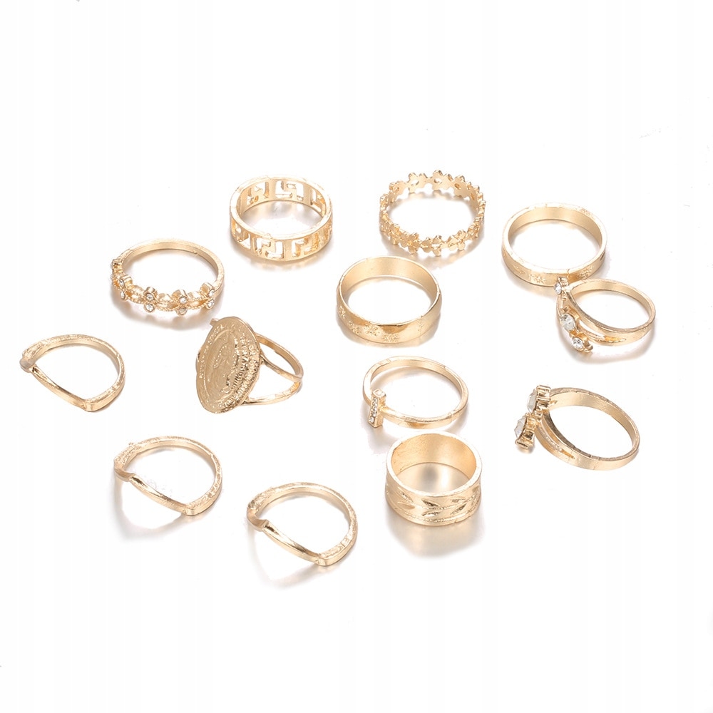 Set inele, Metal, Auriu - eMAG.ro