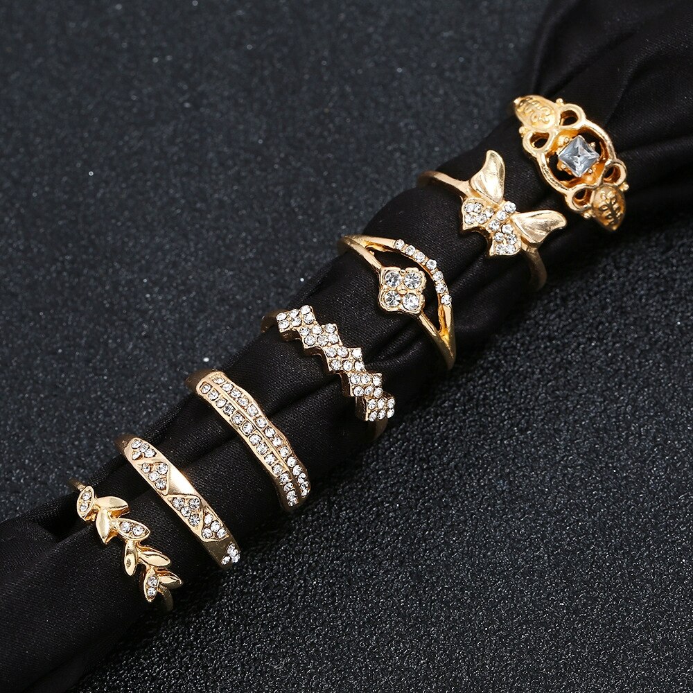 Set inele, Metal, Auriu - eMAG.ro