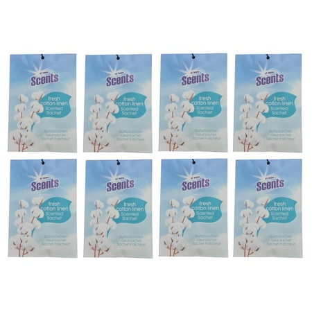Set 8 plicuri At Home Scents odorizant camera/haine Fresh Cotton - eMAG.ro
