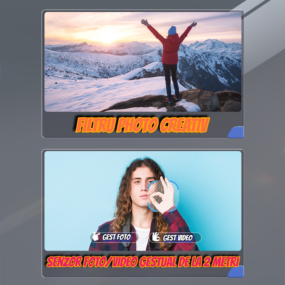 Mini Drona, Camera 8k HD, Dual camera, Filmare si Fotografiere, ZOOM ...