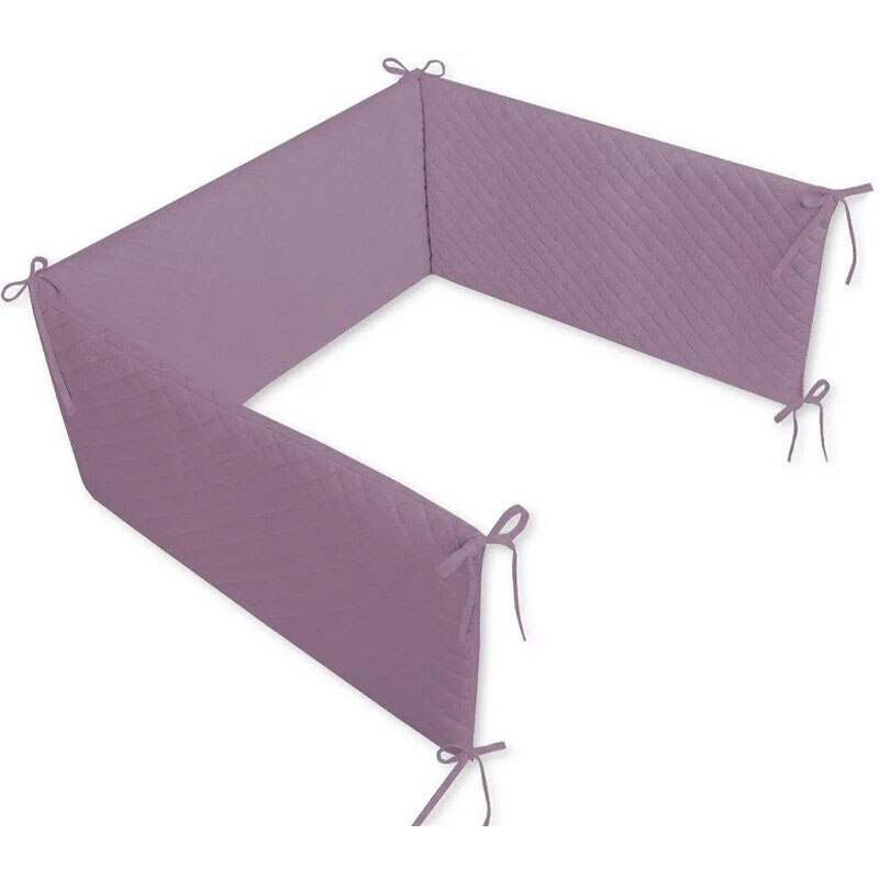 Protectie laterala pentru patut 180 x 30 cm MimiNu 2864233, Mov - eMAG.ro