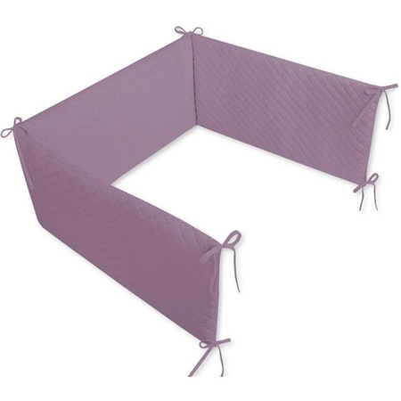 Protectie laterala pentru patut 180 x 30 cm MimiNu 2864233, Mov - eMAG.ro
