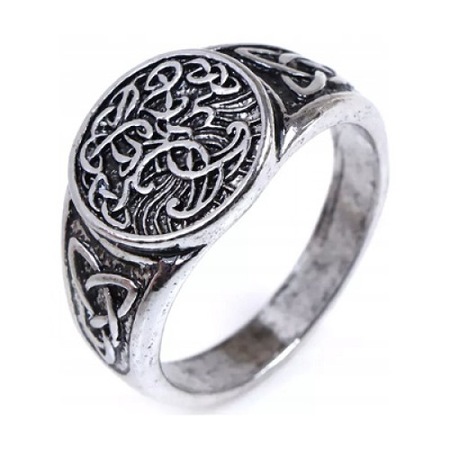 Inel barbati, Otel, Argintiu - eMAG.ro