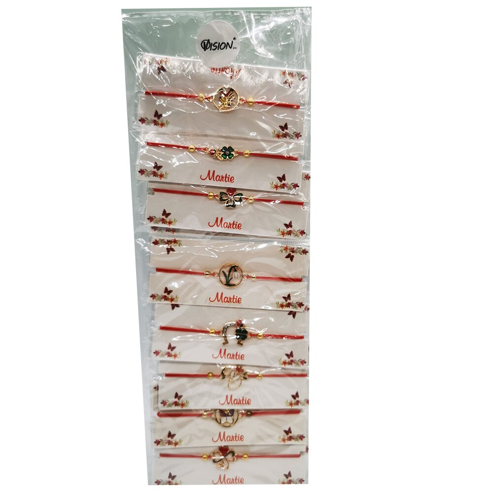 Set 10 Bratari de Martisor, tip Kabbalah K3, reglabile, Diverse ...