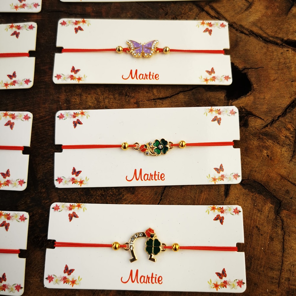 Set 10 Bratari de Martisor, tip Kabbalah K3, reglabile, Diverse ...